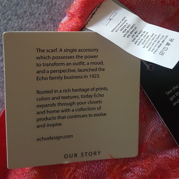 Echo Design | Accessories | Echo Status Floral Wrap | Poshmark